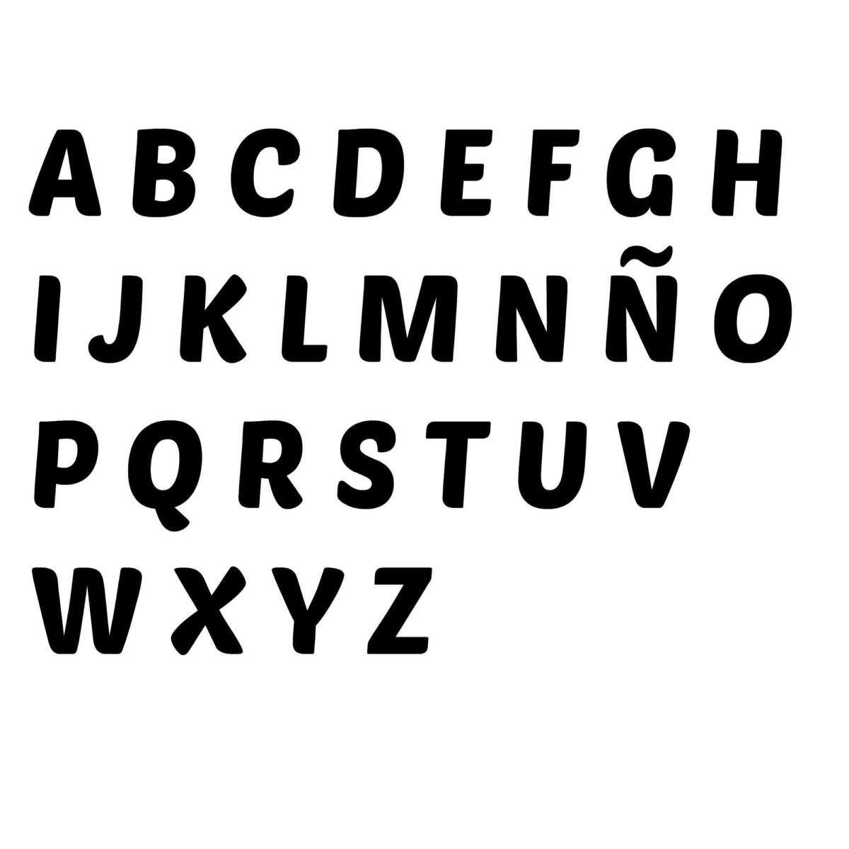 Manualidades navideñas: letras para personalizar regalos