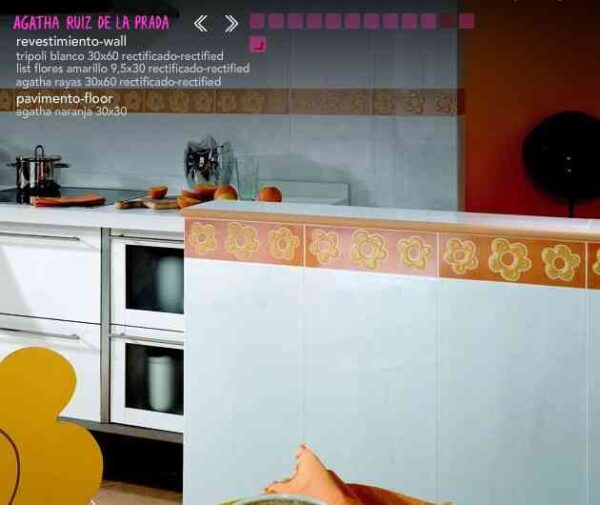 Decoración de interiores con azulejos Agatha