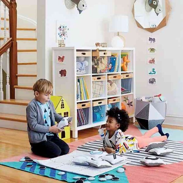 Ideas geniales para organizar los libros en el cuarto de los niños